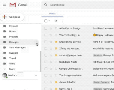 Gmail Tabs - Features